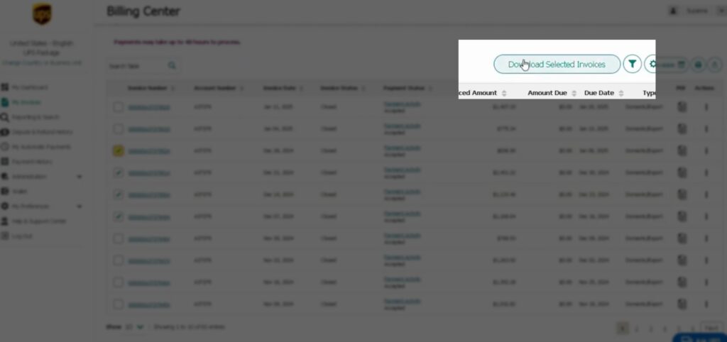 How to download invoices from UPS | Threecolts